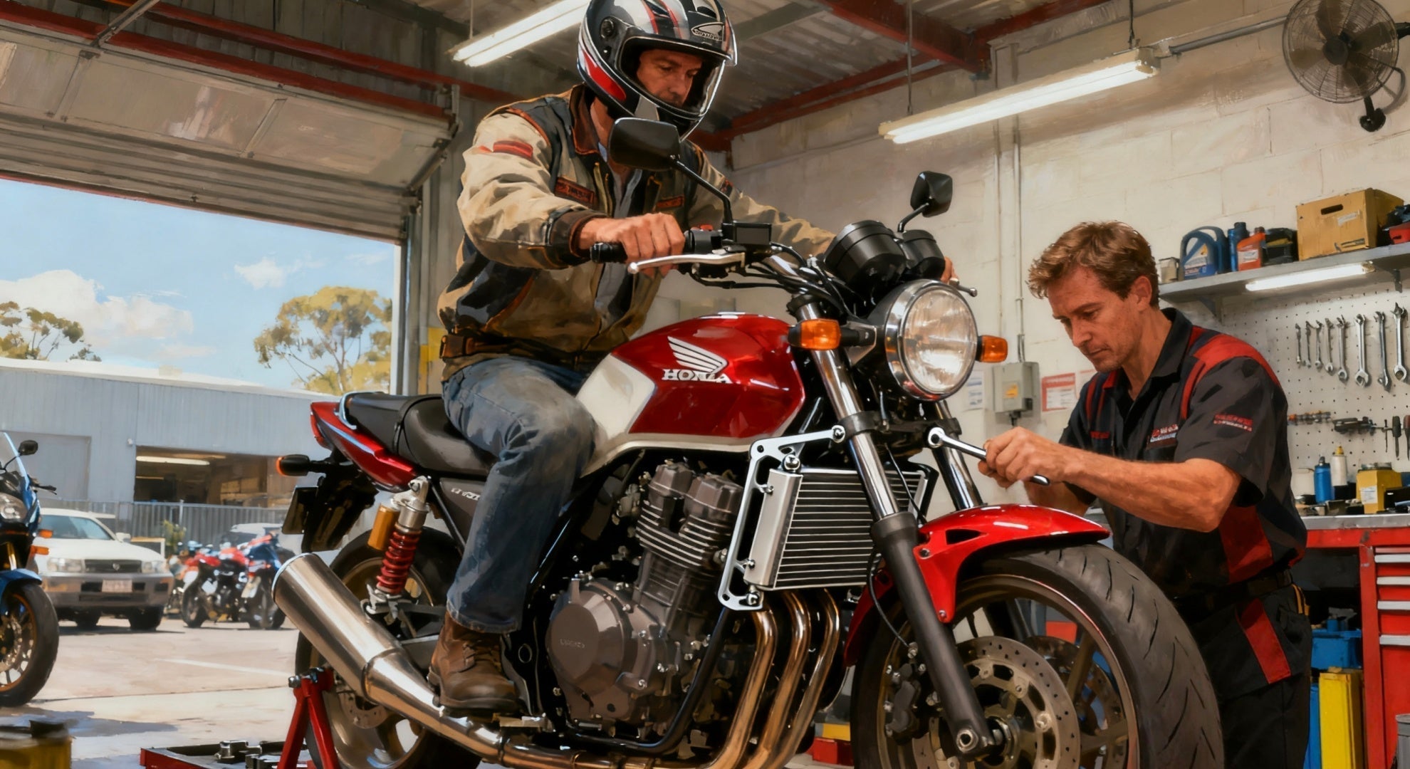 Motorcycle Overheat Warning? Don’t Miss Radiator Fitment – Worley Perth ...